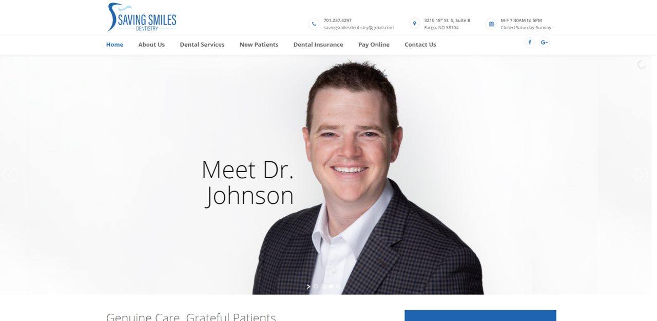 Saving Smiles Dentistry Case Study » BNG Design | Fargo, ND