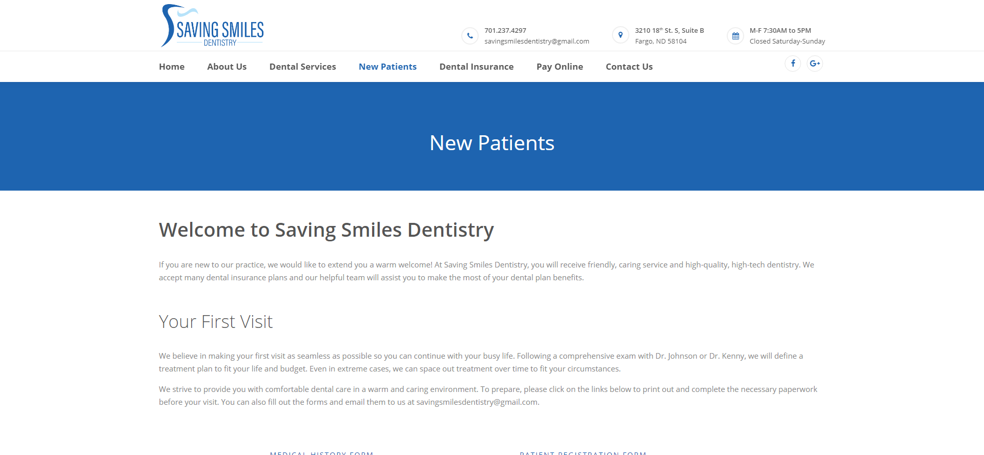 Saving Smiles Dentistry Case Study » BNG Design | Fargo, ND